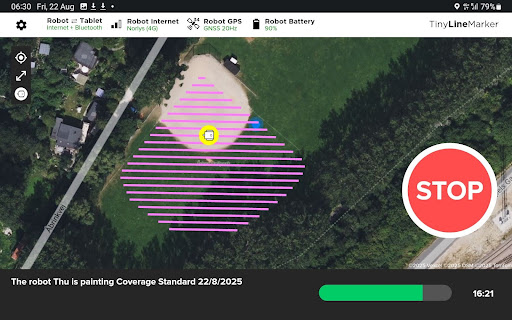 Elevation Mapping from TinyMobileRobots